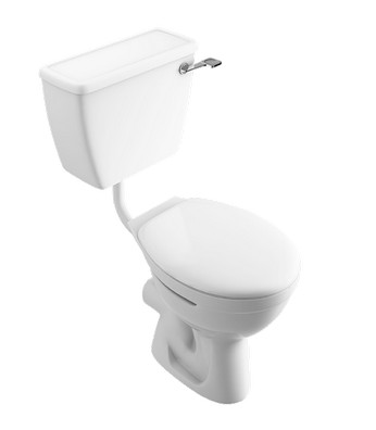 Atlas Comfort Height Low Level Pan & Lever Cistern - Unified Water Label